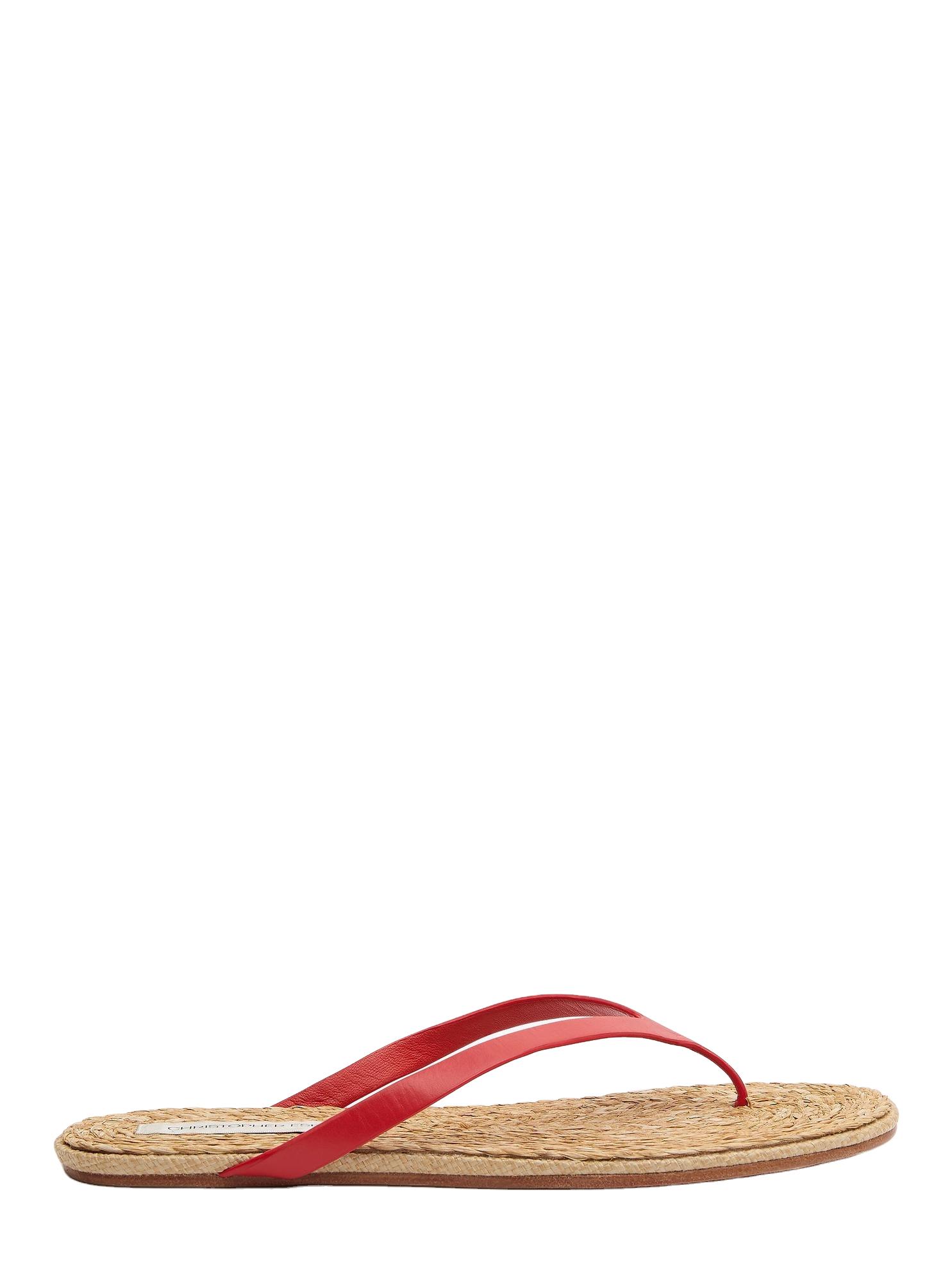 MACH & MACH double heart metallic leather wedge sandals